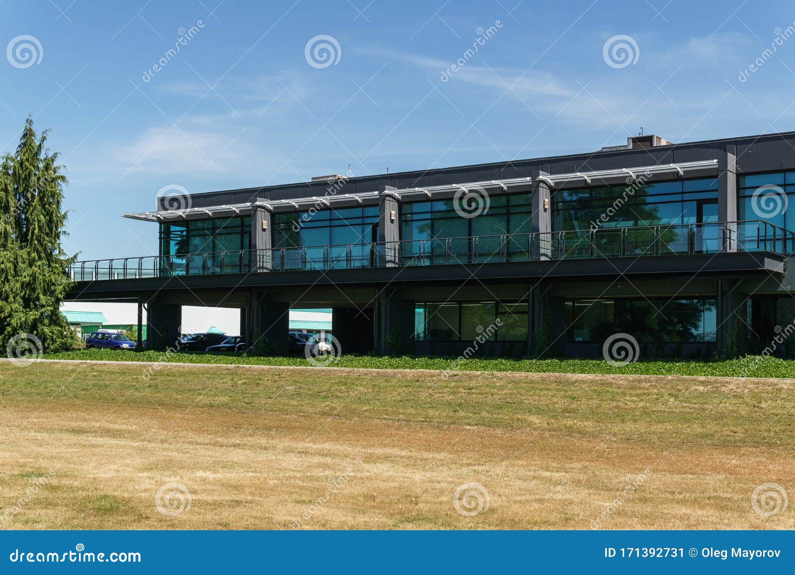 BURNABY, CANADA - JUNE 11, 2019: Canadian Modern Office Building ...
