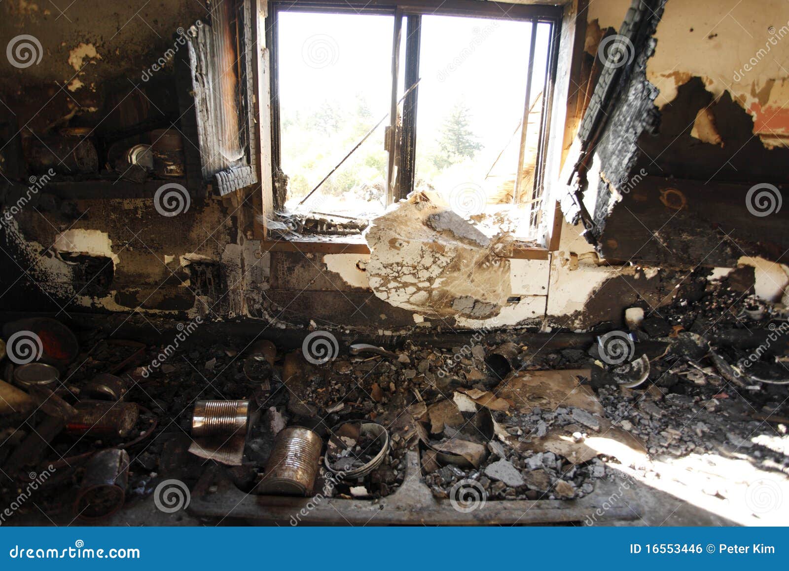 Inside House After Fire