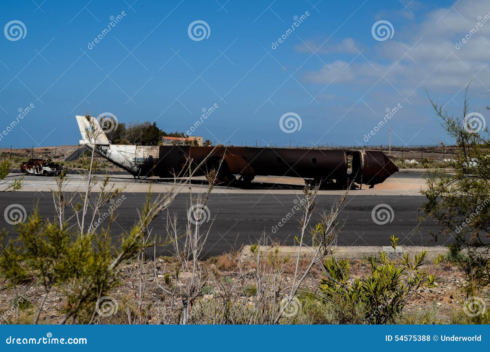 Burned Airplane Accident stock photo. Image of damage - 54575388