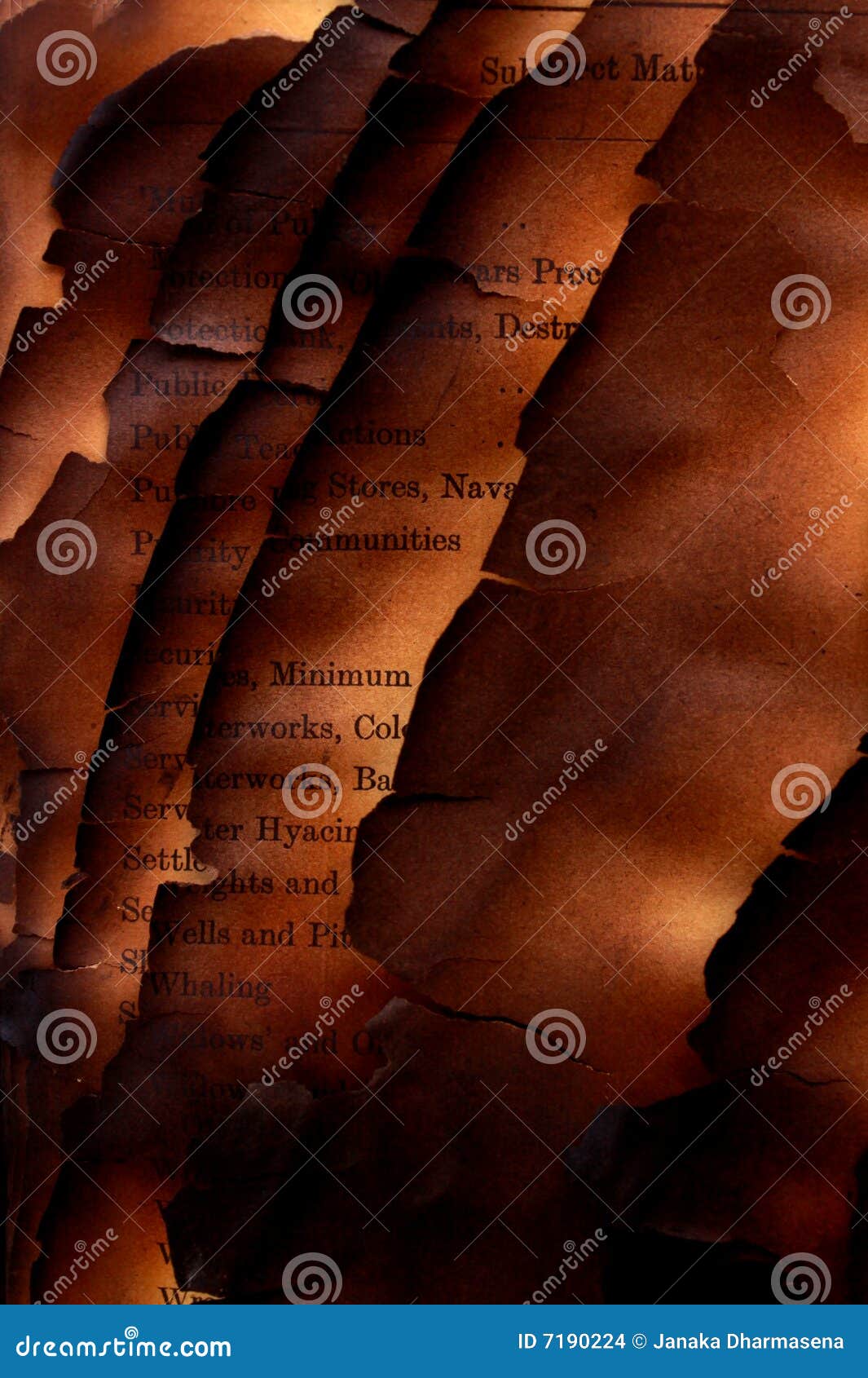 Burned book stock photo. Image of burning, burned, cinder - 7190224