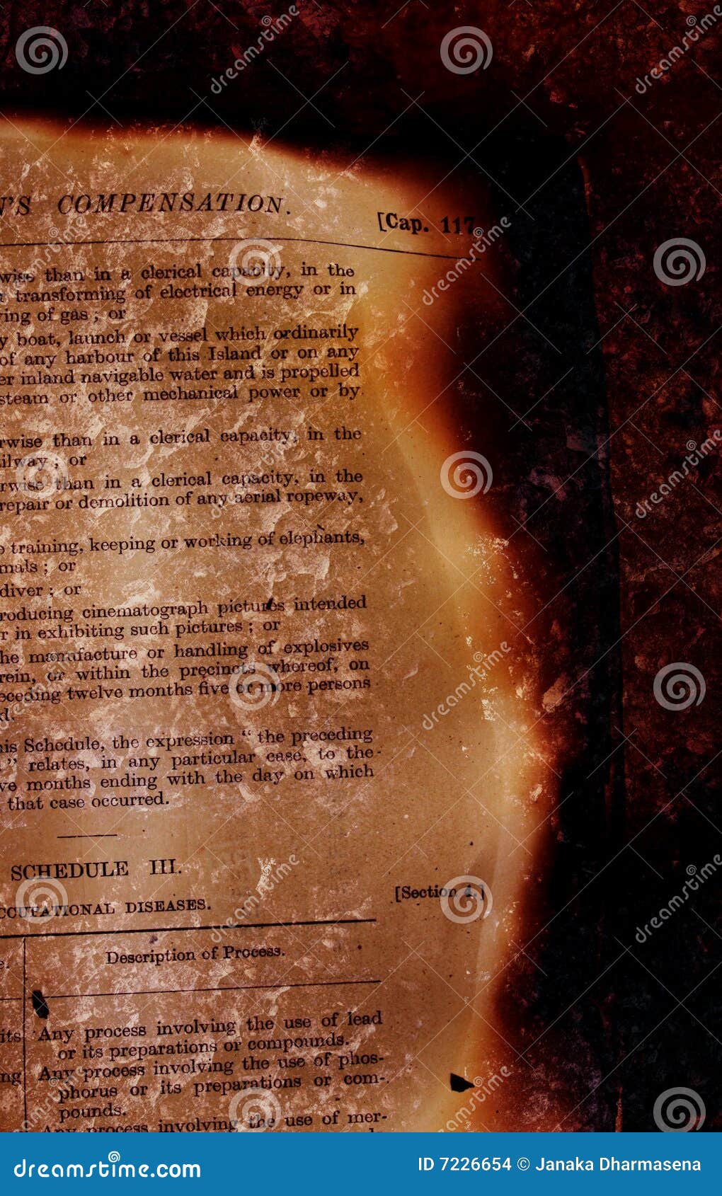 Burned book stock photo. Image of education, brown, documents - 7226654