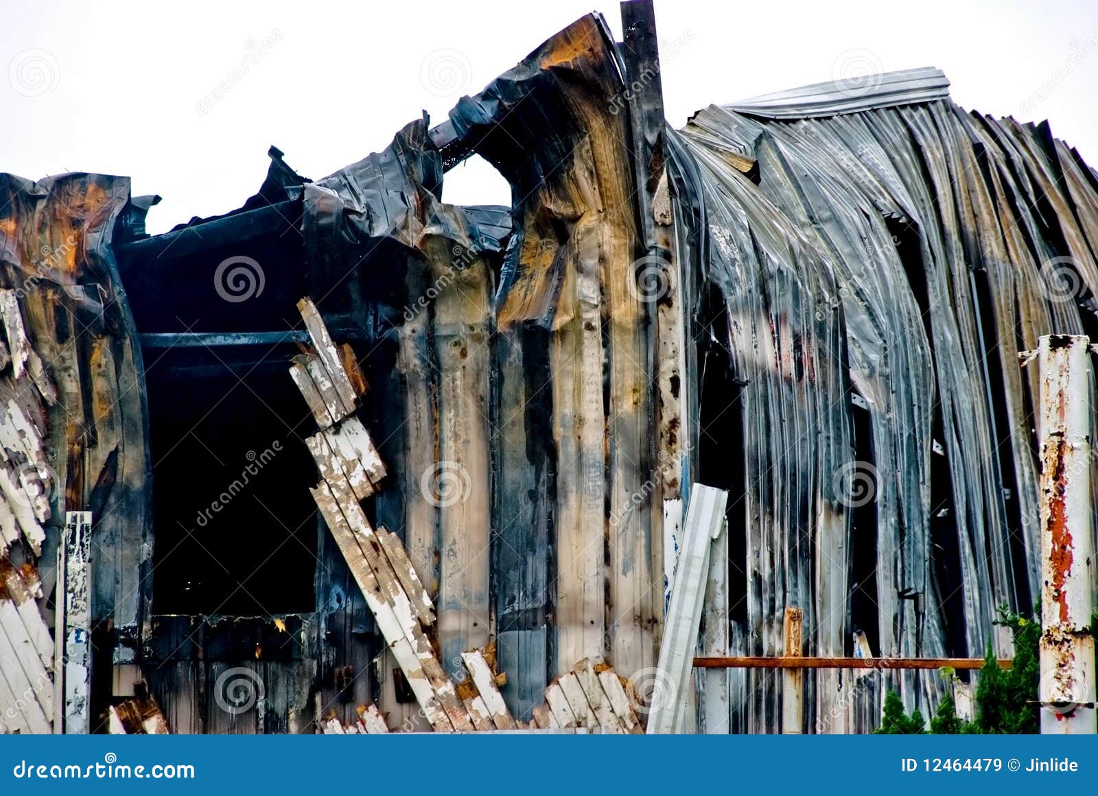 Burned building stock image. Image of wreck, broken, insurance - 12464479