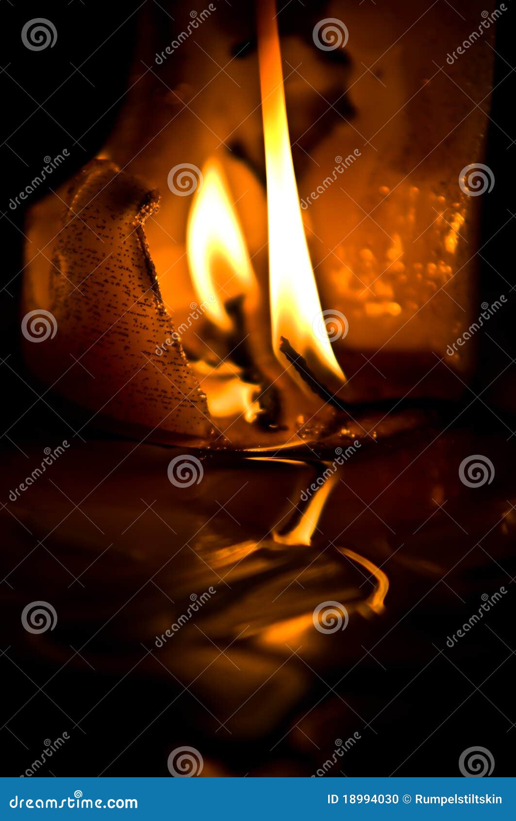 Burned candle stock photo. Image of sadness, candle, black - 18994030