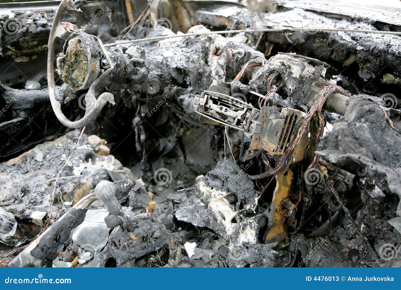 Burned car stock image. Image of driving, fire, accident - 4476013