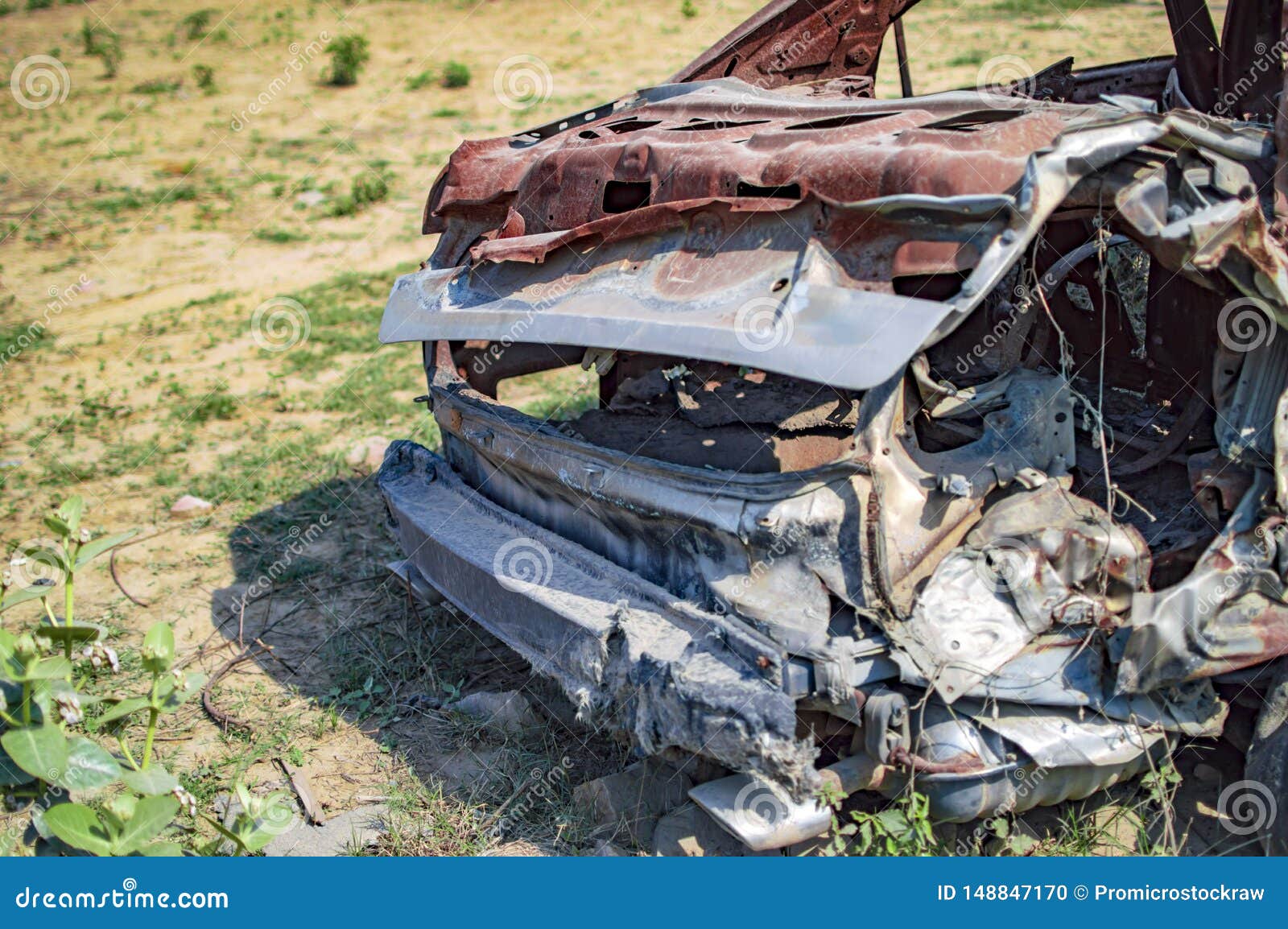 Burned Car with Burnt Systems Stock Photo - Image of apocalyptic ...