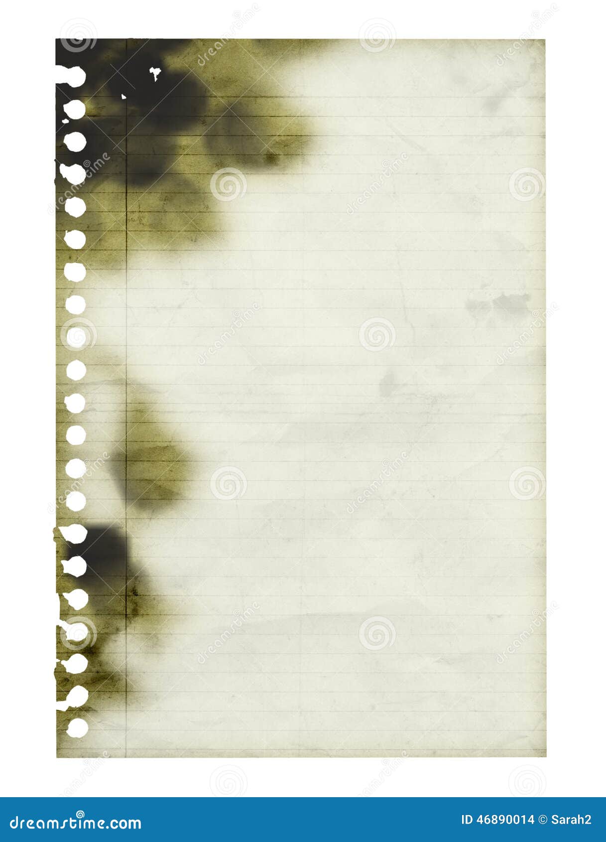 Burnt Lined Paper Background