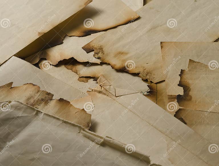 Burned documents stock photo. Image of messy, burned - 28557990
