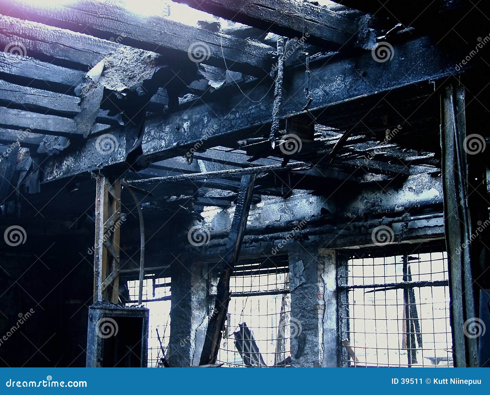 Burned down 2 stock image. Image of destroyed, house, destruction - 39511