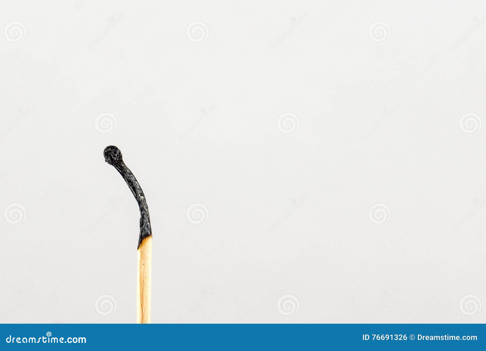 The Burned-down Match. Symbol of Transience of Time Stock Photo - Image ...