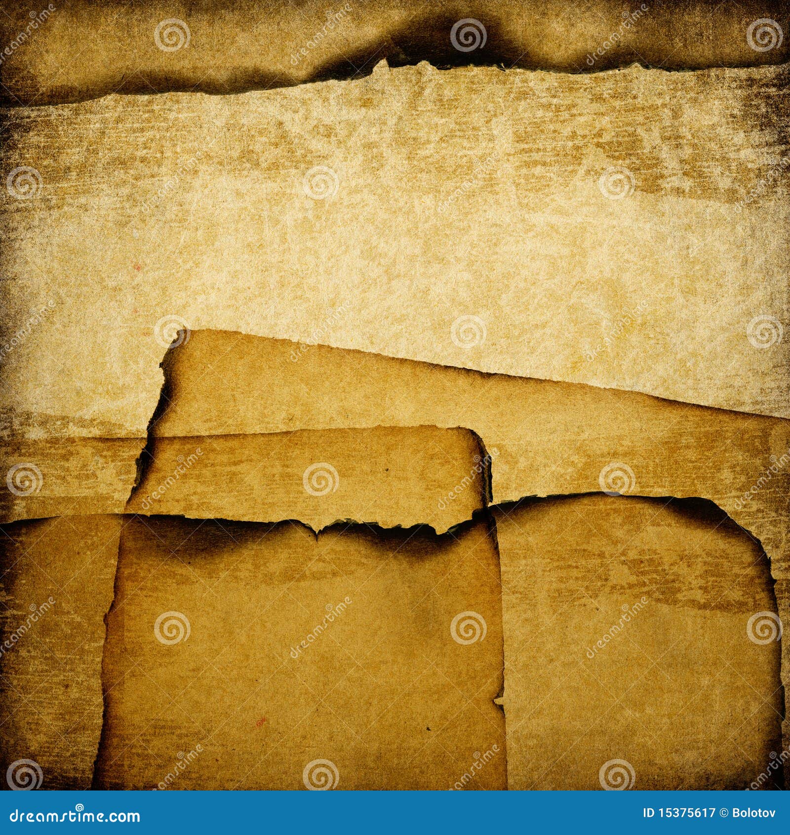 Burned Grunge Paper Background. Stock Illustration - Illustration of ...