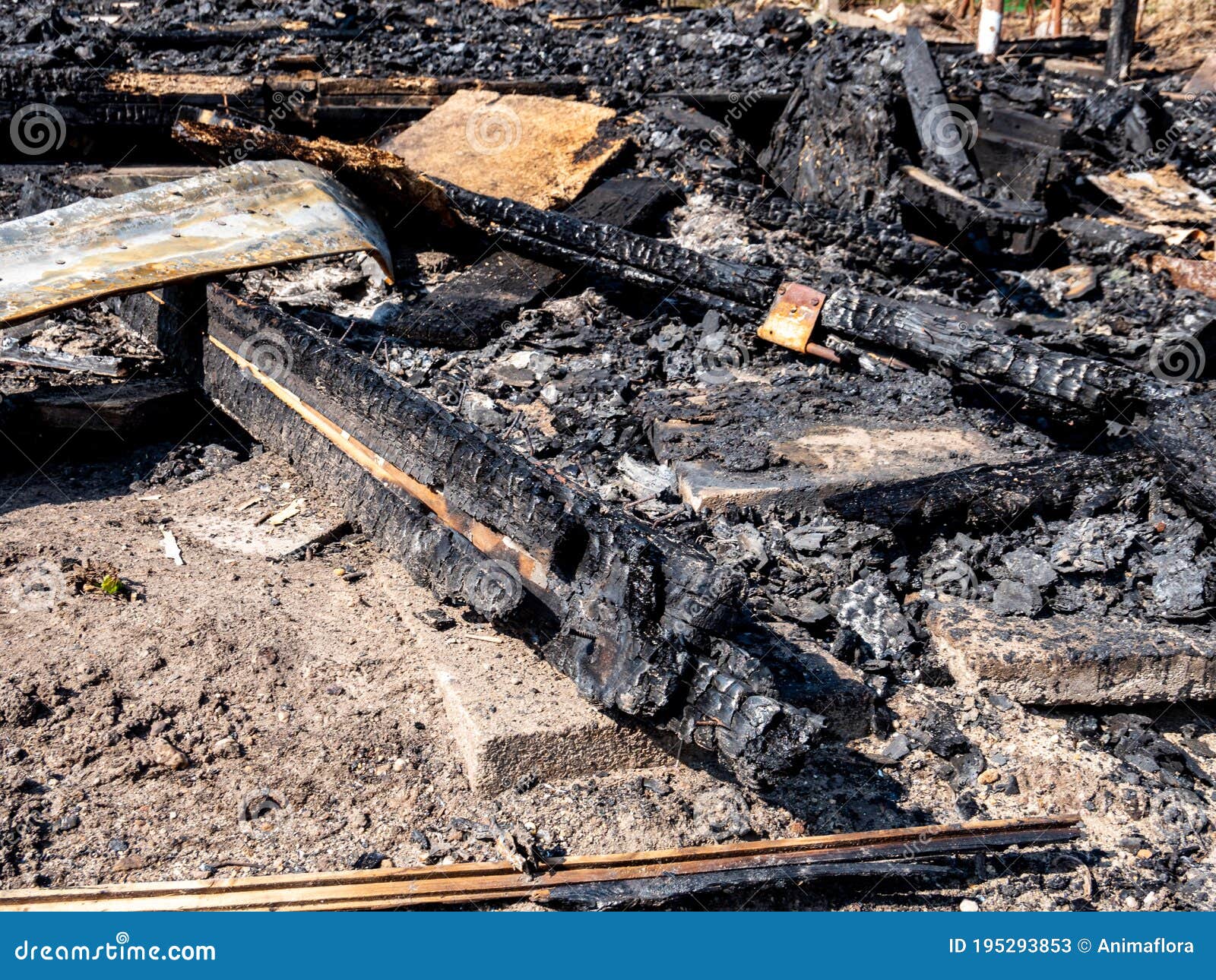 Burned House Arson Fire Devil Stock Image - Image of arson, symbolic ...