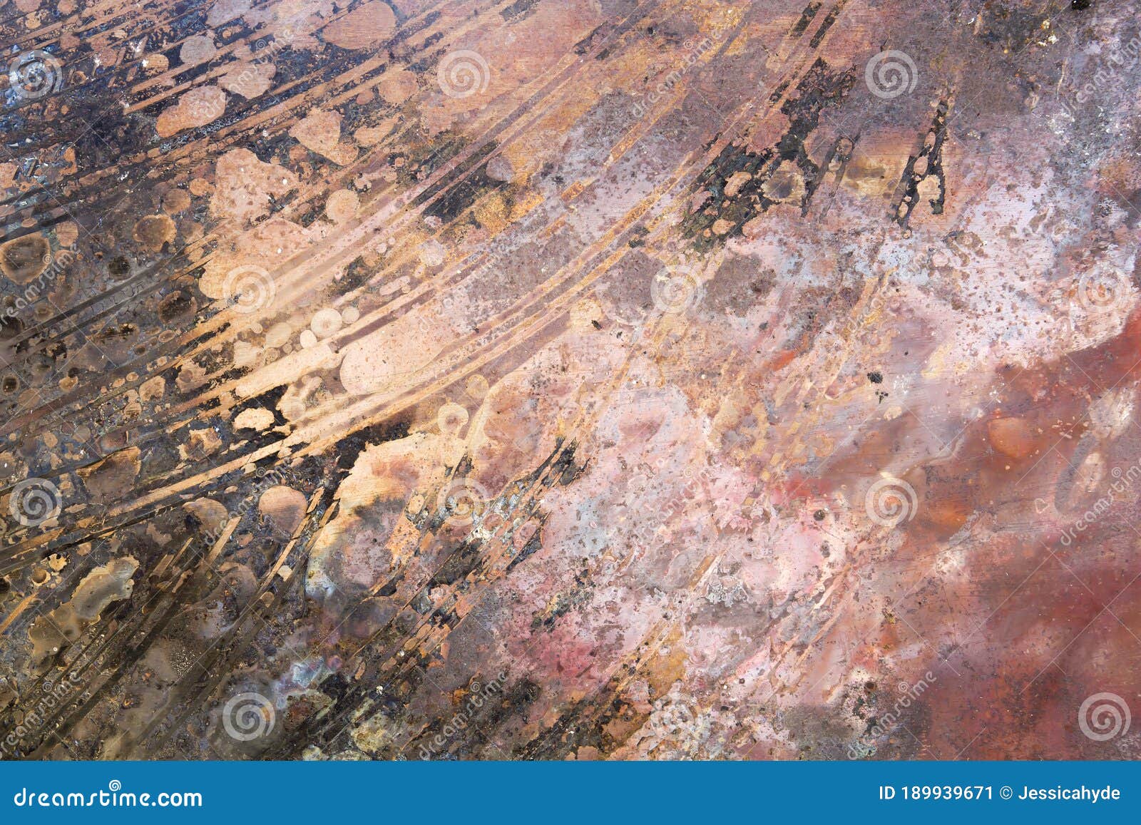 Burned Metallic Sheet, Abstract Patterns Stock Image - Image of pattern ...