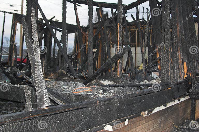 Burned out home stock photo. Image of destruction, loss - 1603282