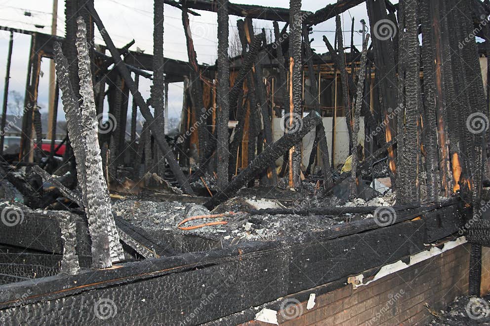 Burned out home stock photo. Image of destruction, loss - 1603282