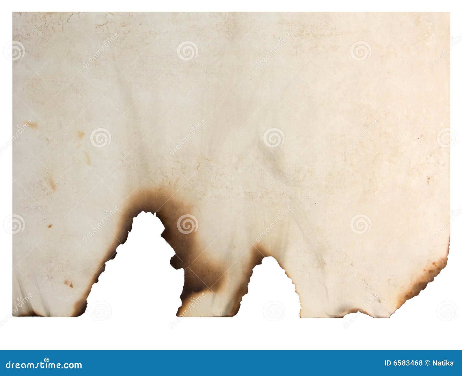 Burned paper stock photo. Image of papyrus, medieval, close - 6583468