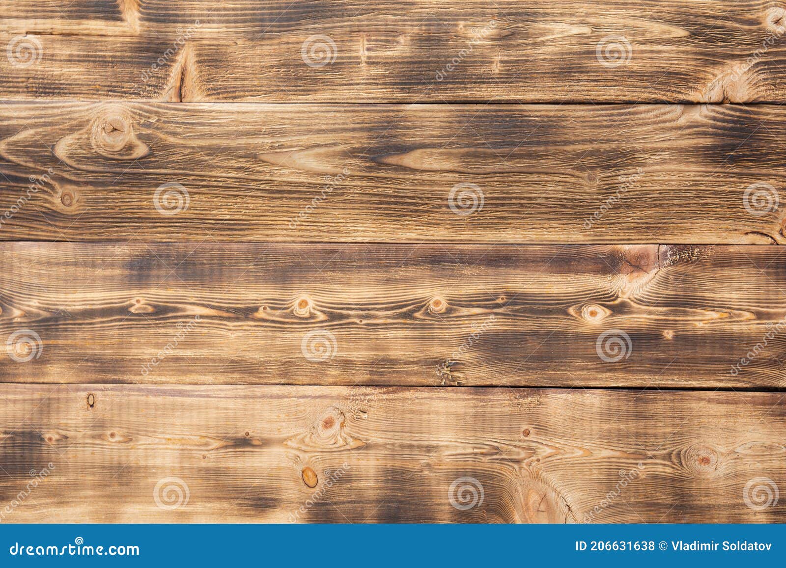 Burned Pine Planks are Located Horizontally Stock Photo - Image of ...