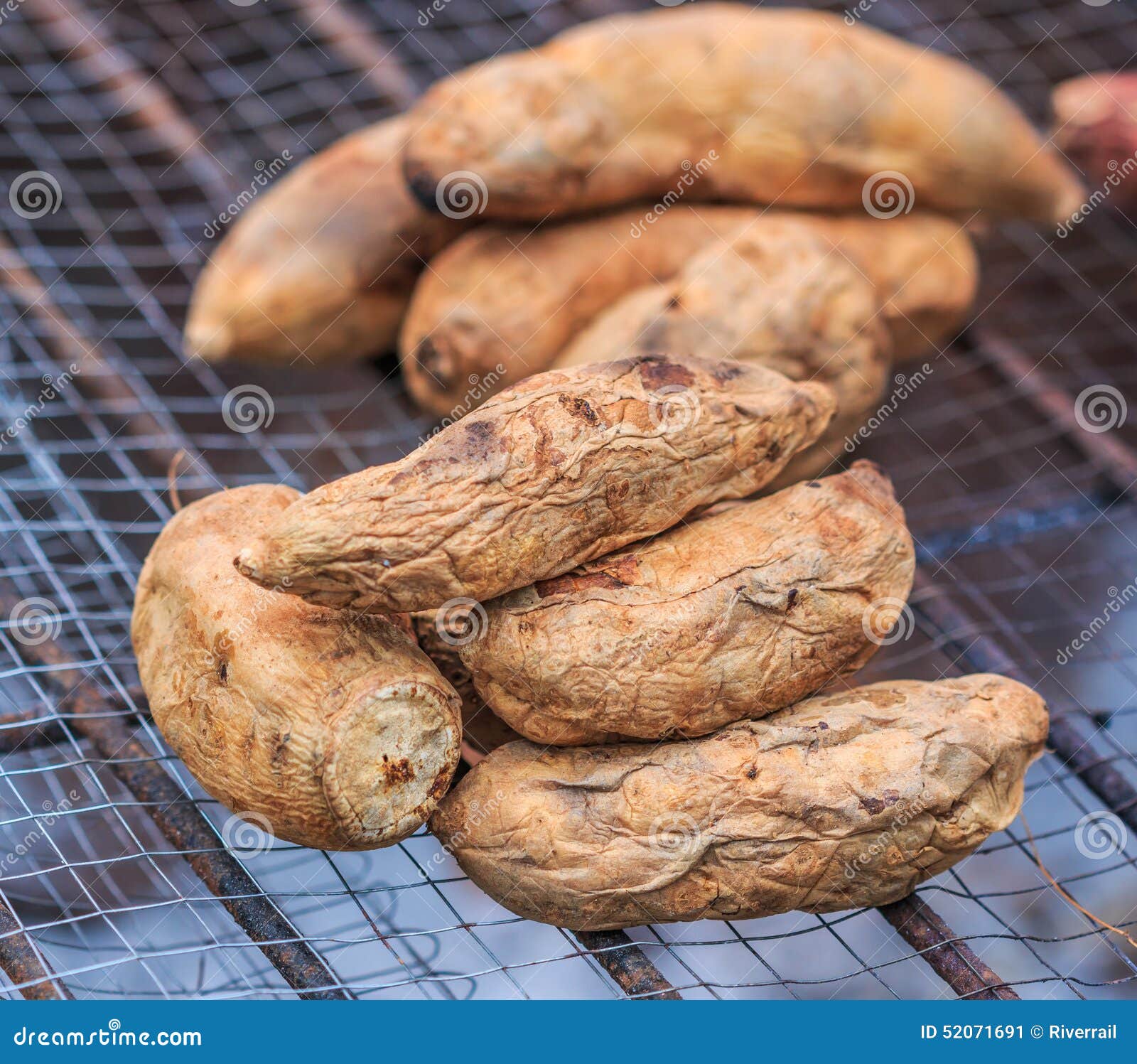 Burned sweet potatoes stock image. Image of potatoes - 52071691