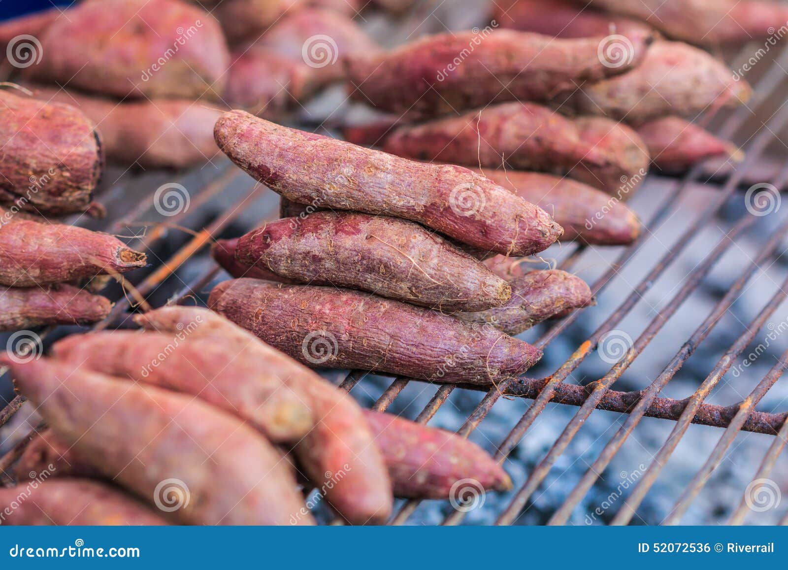 Burned sweet potatoes stock photo. Image of nutrition - 52072536
