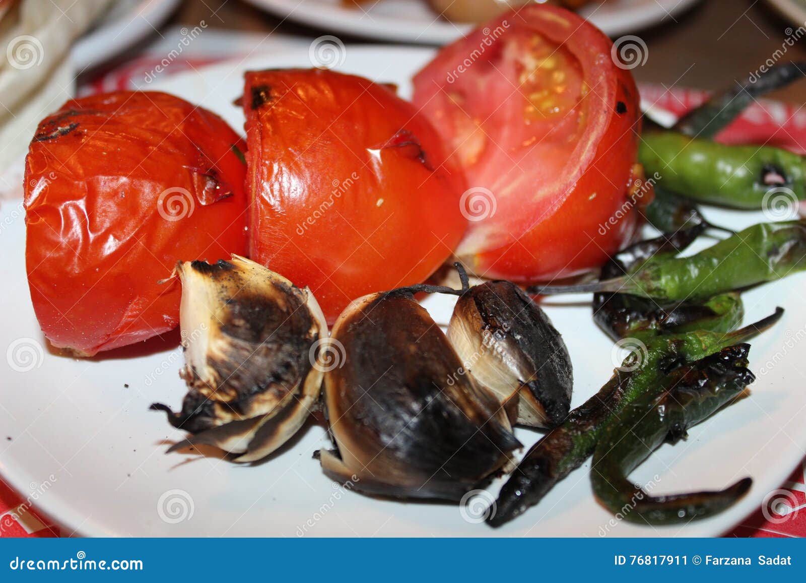 Burned Tomato and Onion stock image. Image of tomato - 76817911