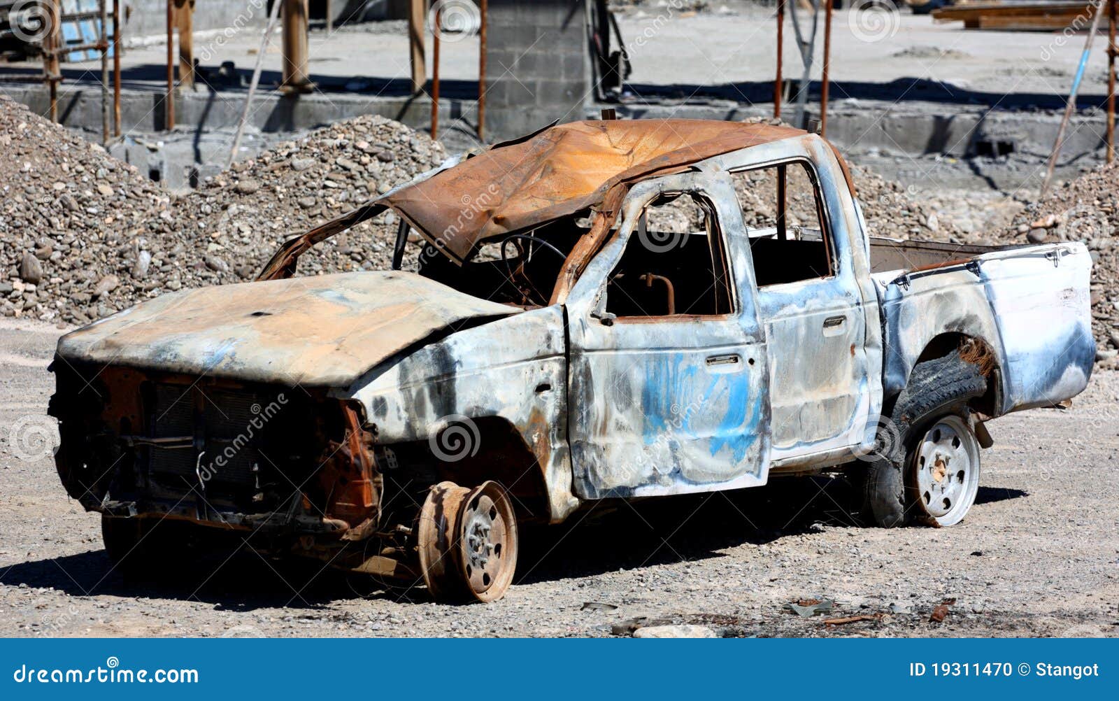 Burned vehicle stock photo. Image of joyriding, fire - 19311470