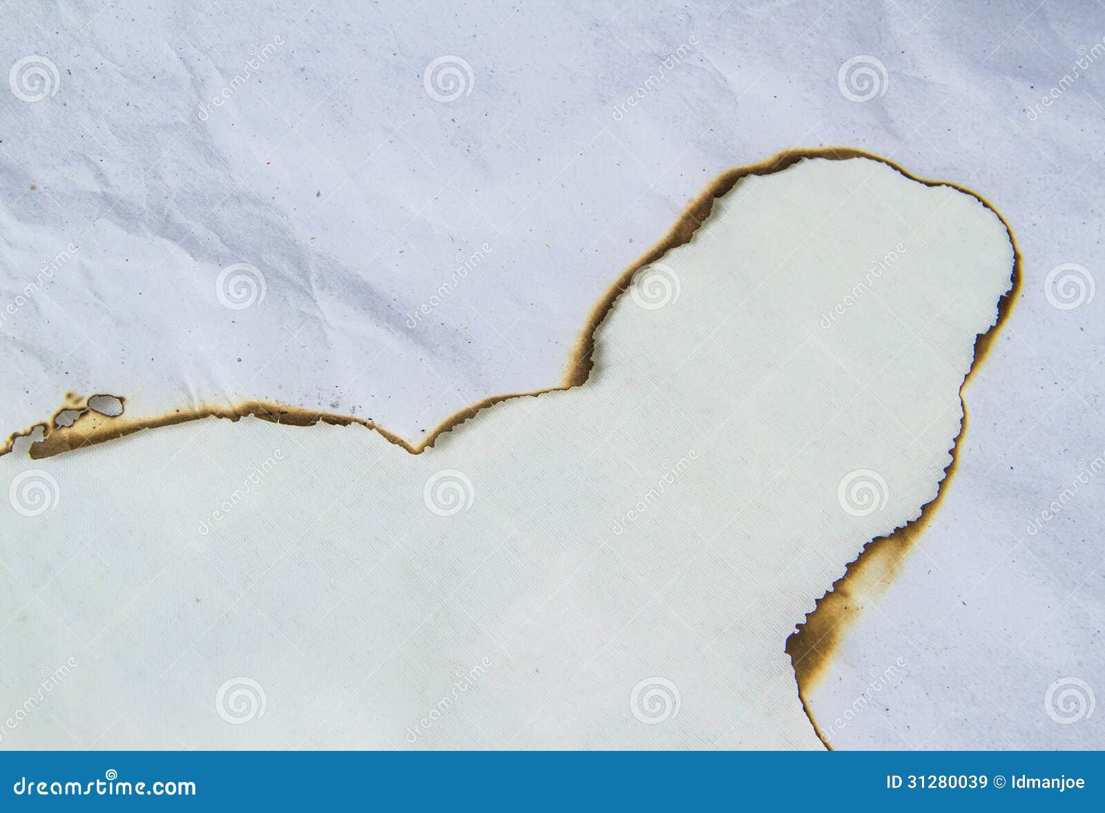 Burned white paper stock image. Image of blank, parchment - 31280039