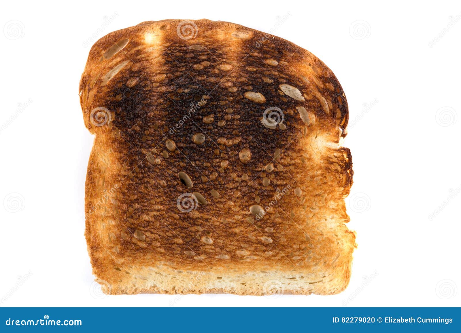 Burned whole grain toast stock photo. Image of toasted - 82279020