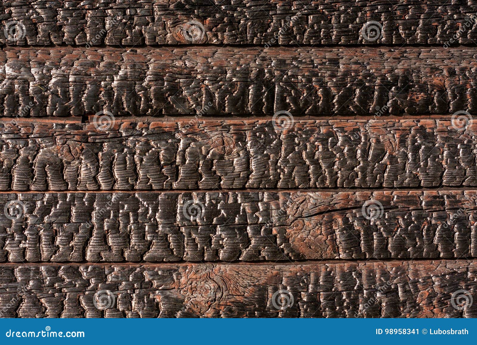 Burned wood planks stock image. Image of grunge, frame - 98958341