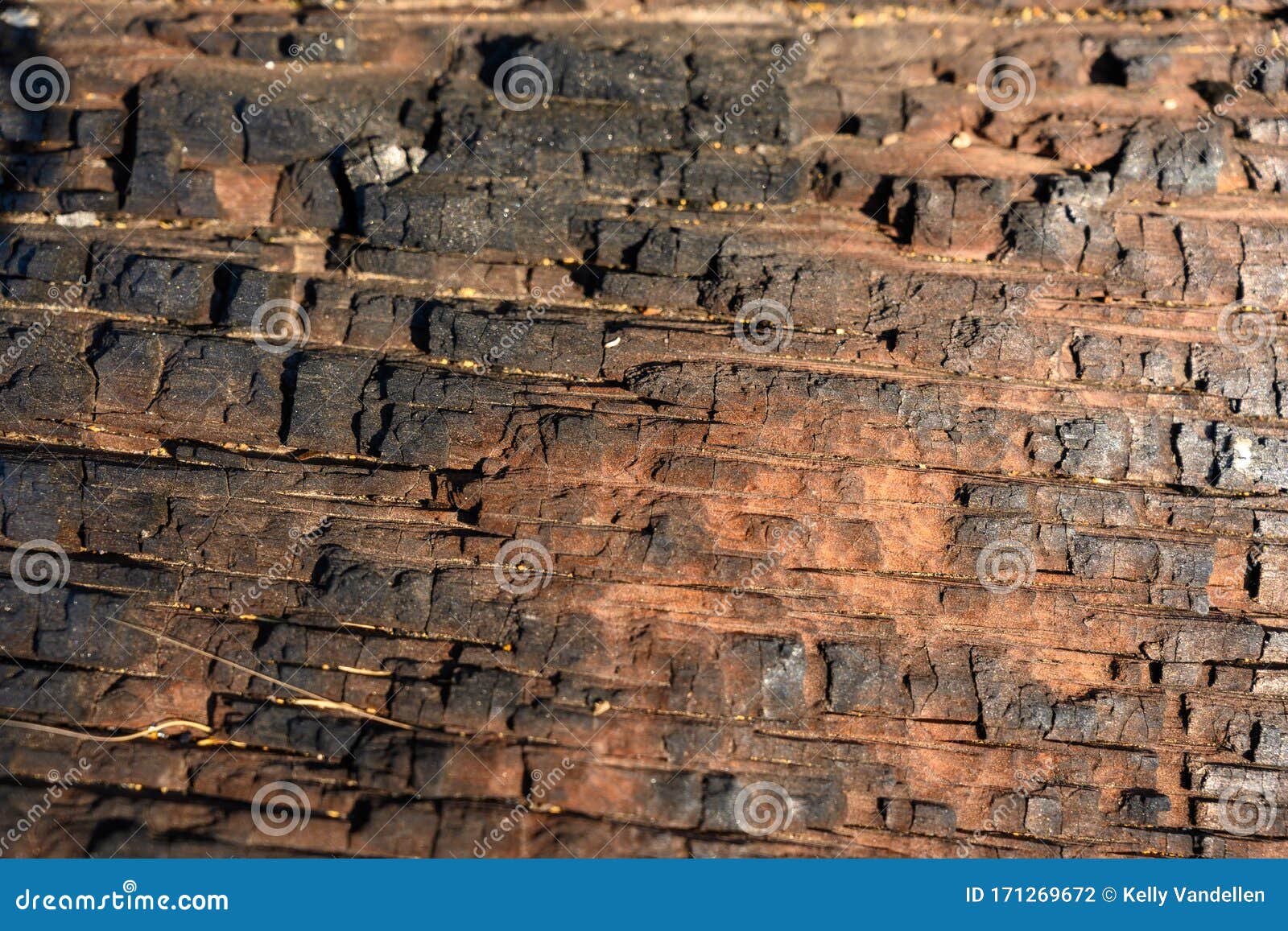 Burned Wooden Texture on Historic Structure Stock Photo - Image of ...