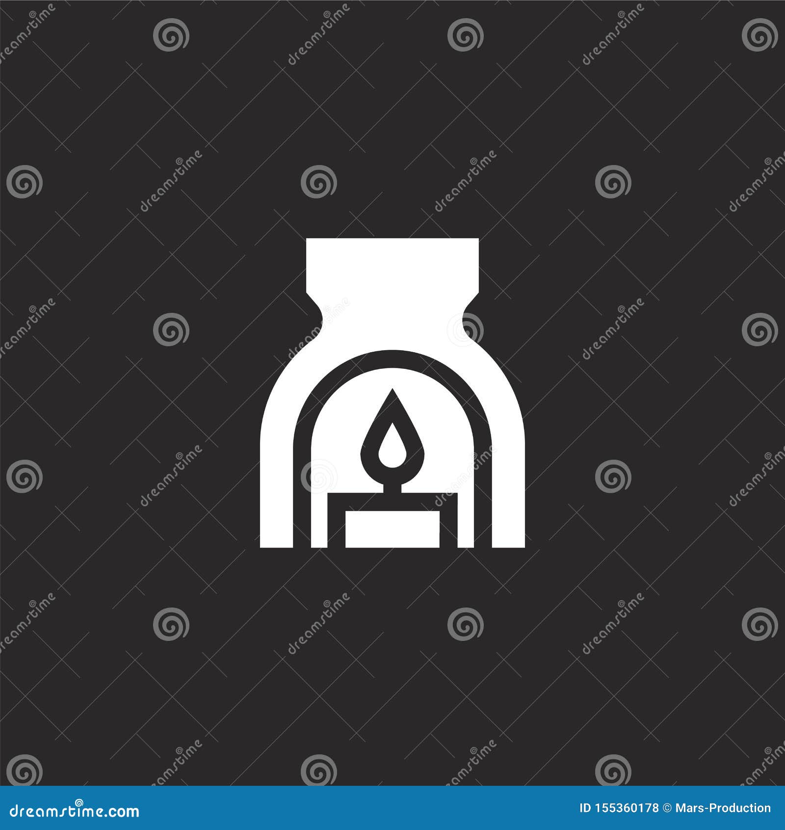 Burner Icon. Filled Burner Icon for Website Design and Mobile, App ...