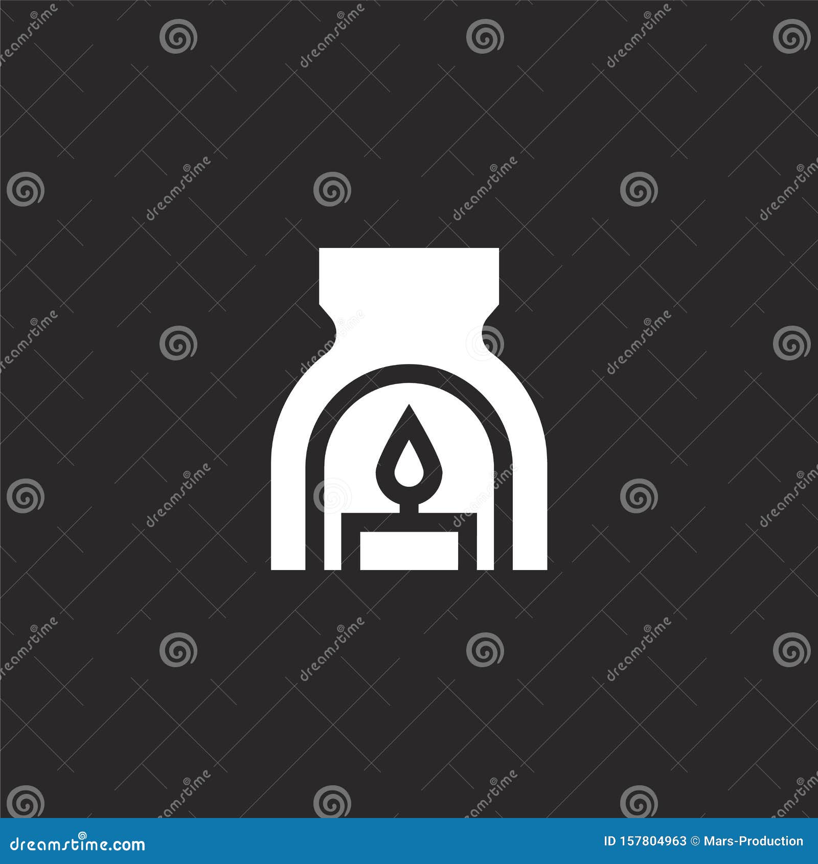 Burner Icon. Filled Burner Icon for Website Design and Mobile, App ...