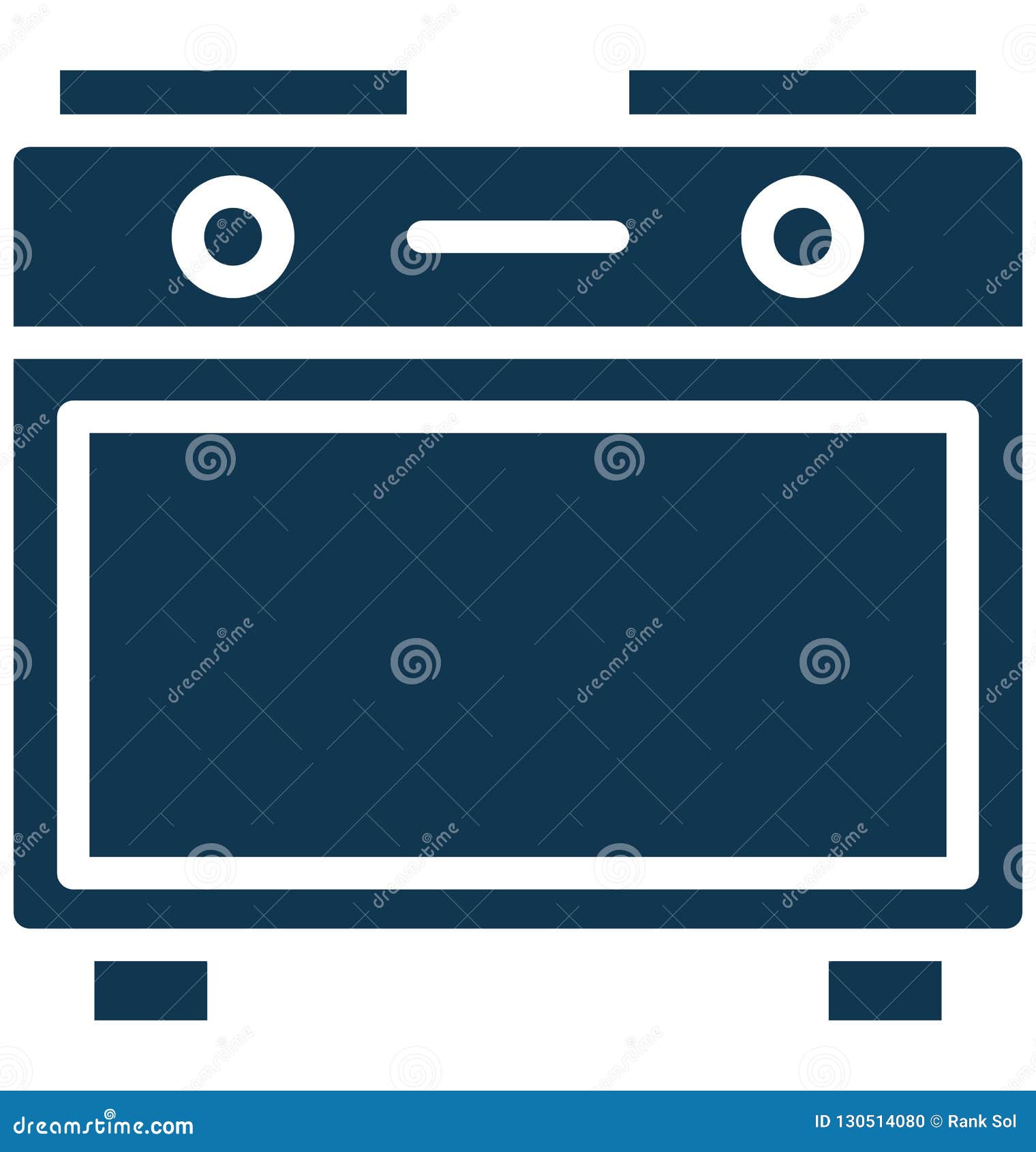 Burner Oven, Cooking Range Isolated Vector Icon that Can Be Easily ...
