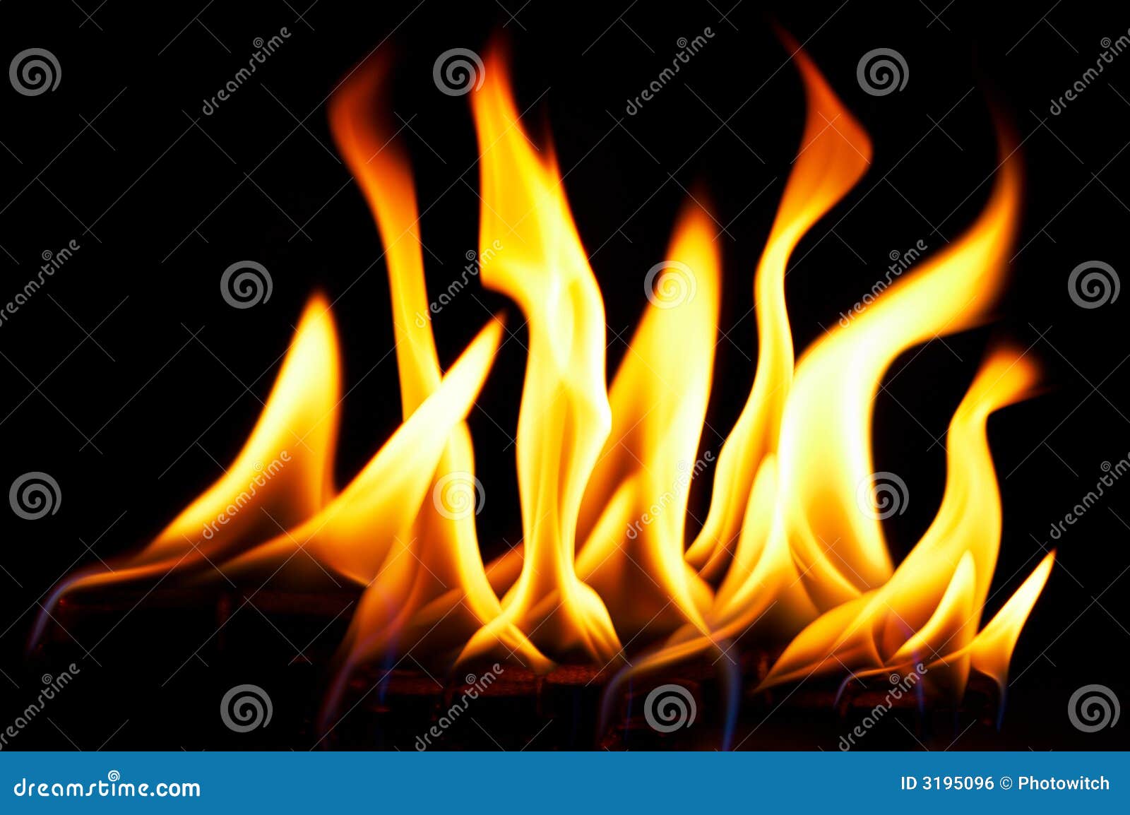 Burning stock photo. Image of flame, heat, abstract, dark - 3195096