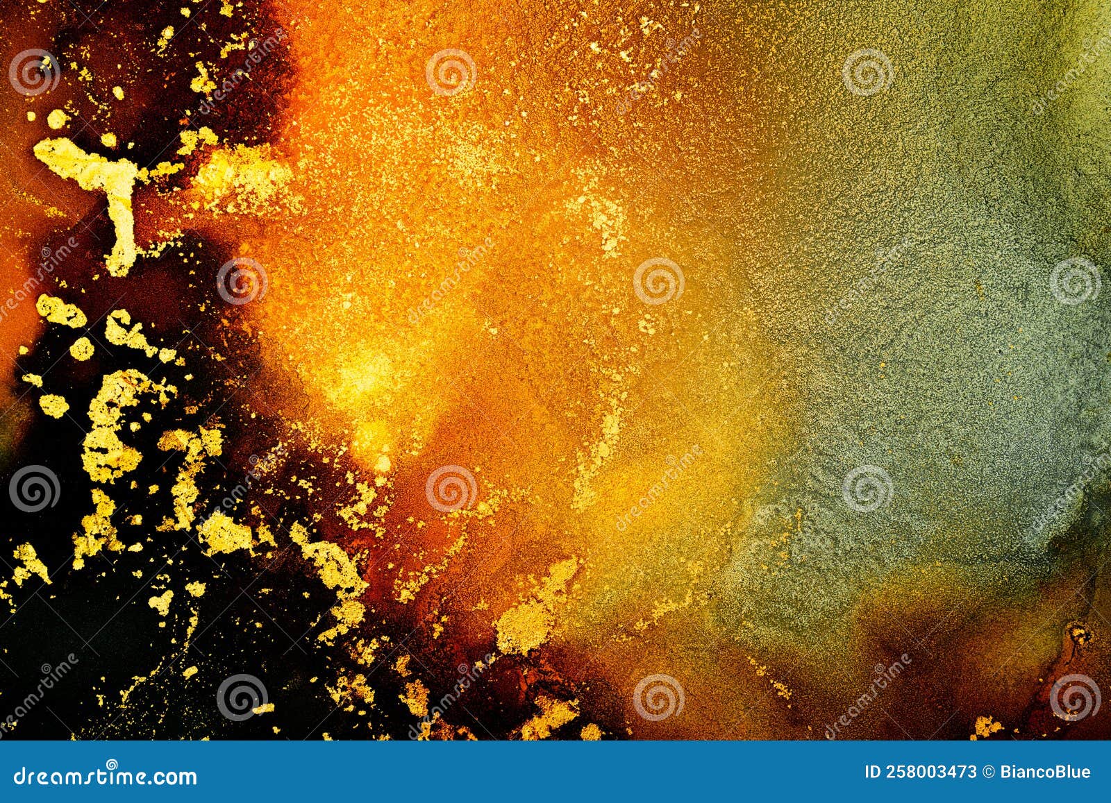 Burning Abstract Background from Marble Ink Art of Exquisite Original ...