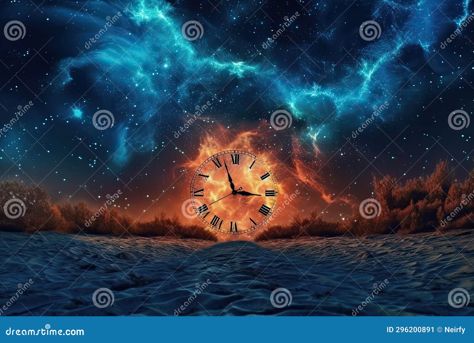 Burning Alatm Clock. Deadlines and Time Concept Stock Image - Image of ...