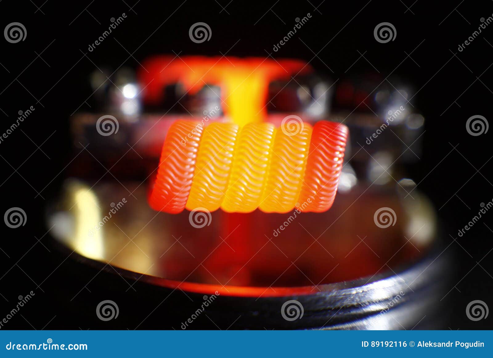 Burning Alien Coil Build on Vaping Rebuildable Dripping Atomizer Stock ...