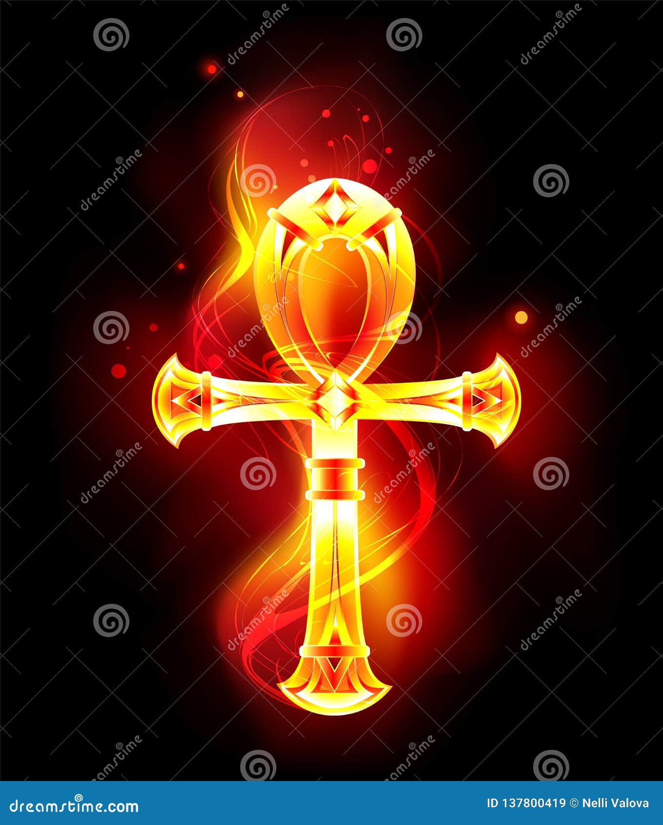 Gothic Ankh Wallpaper