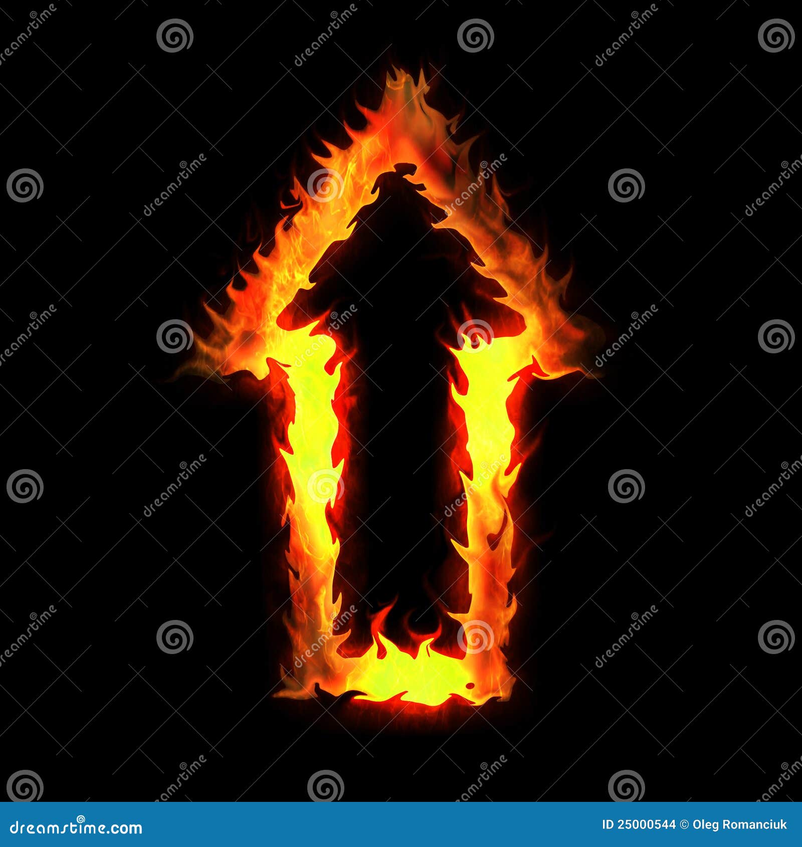 Burning Arrow. Fire And Flame, Lord Rama Bow. Indian Festival Navratri ...
