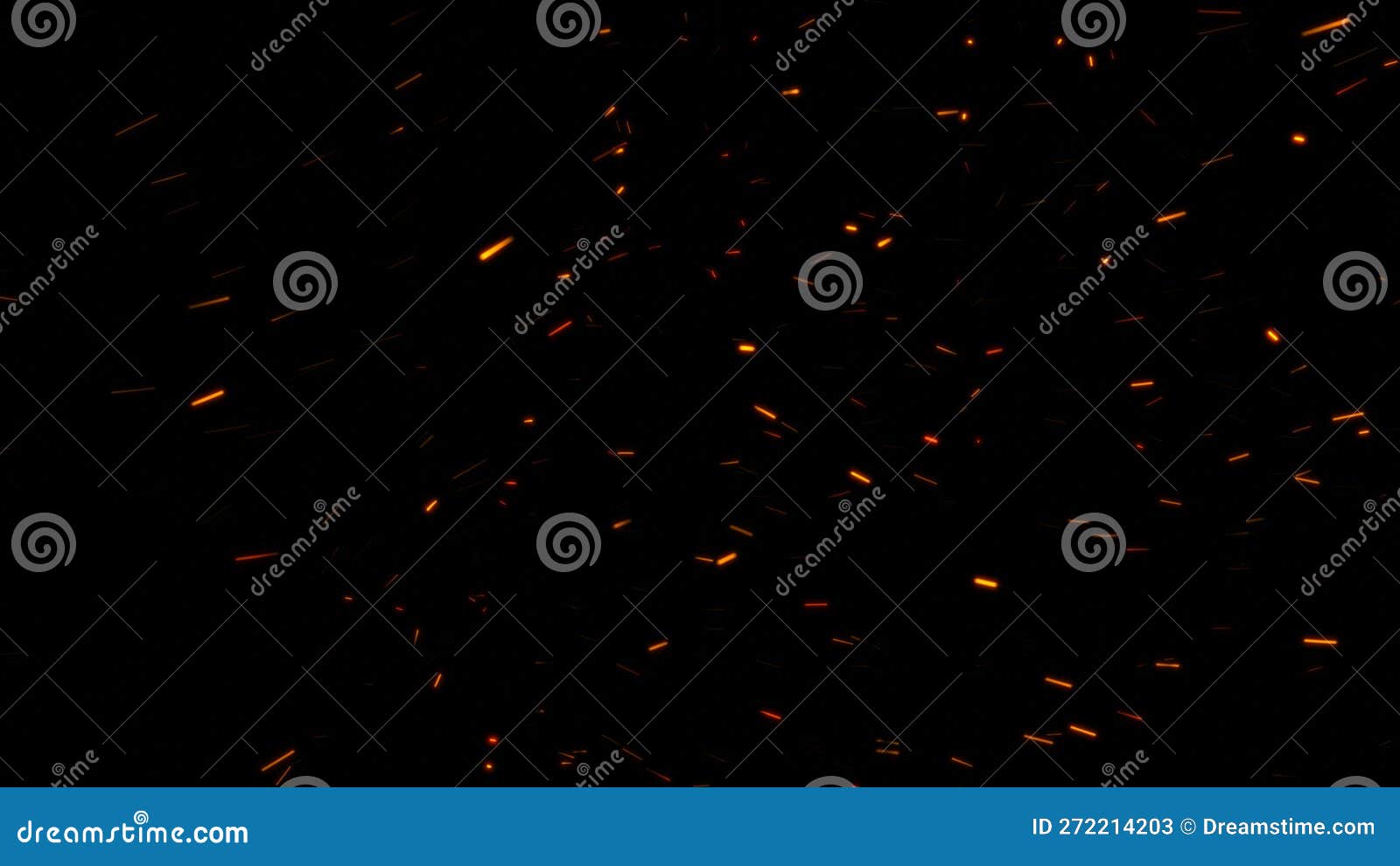 Burning Ash Background. Sparks Backdrop Stock Illustration ...
