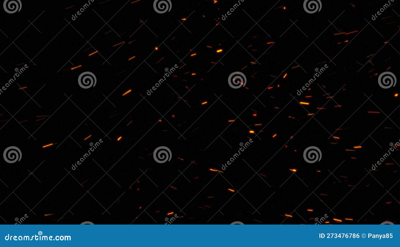 Burning Ash Background. Sparks Backdrop Stock Illustration ...