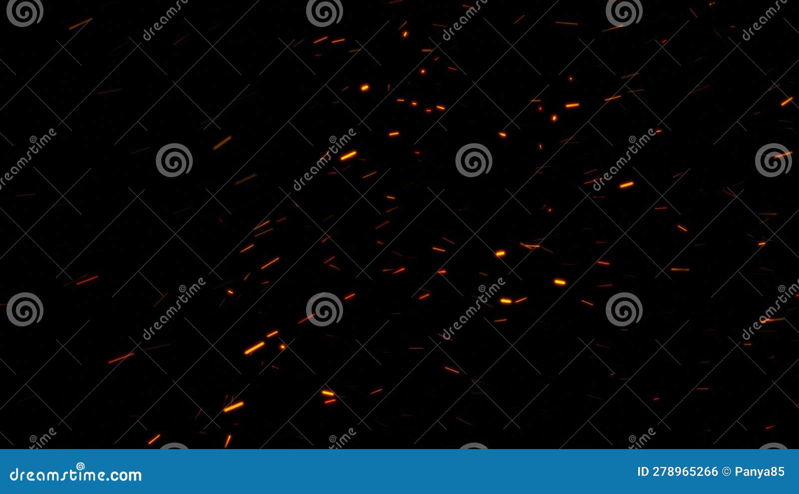 Burning Ash Background. Sparks Backdrop Stock Illustration ...