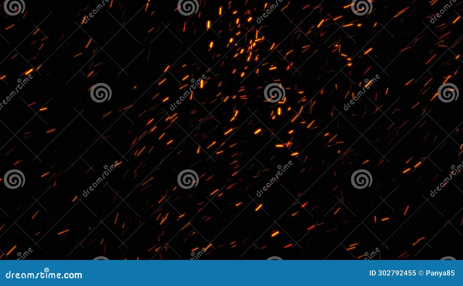 Burning Ash Background. Sparks Backdrop Stock Illustration ...