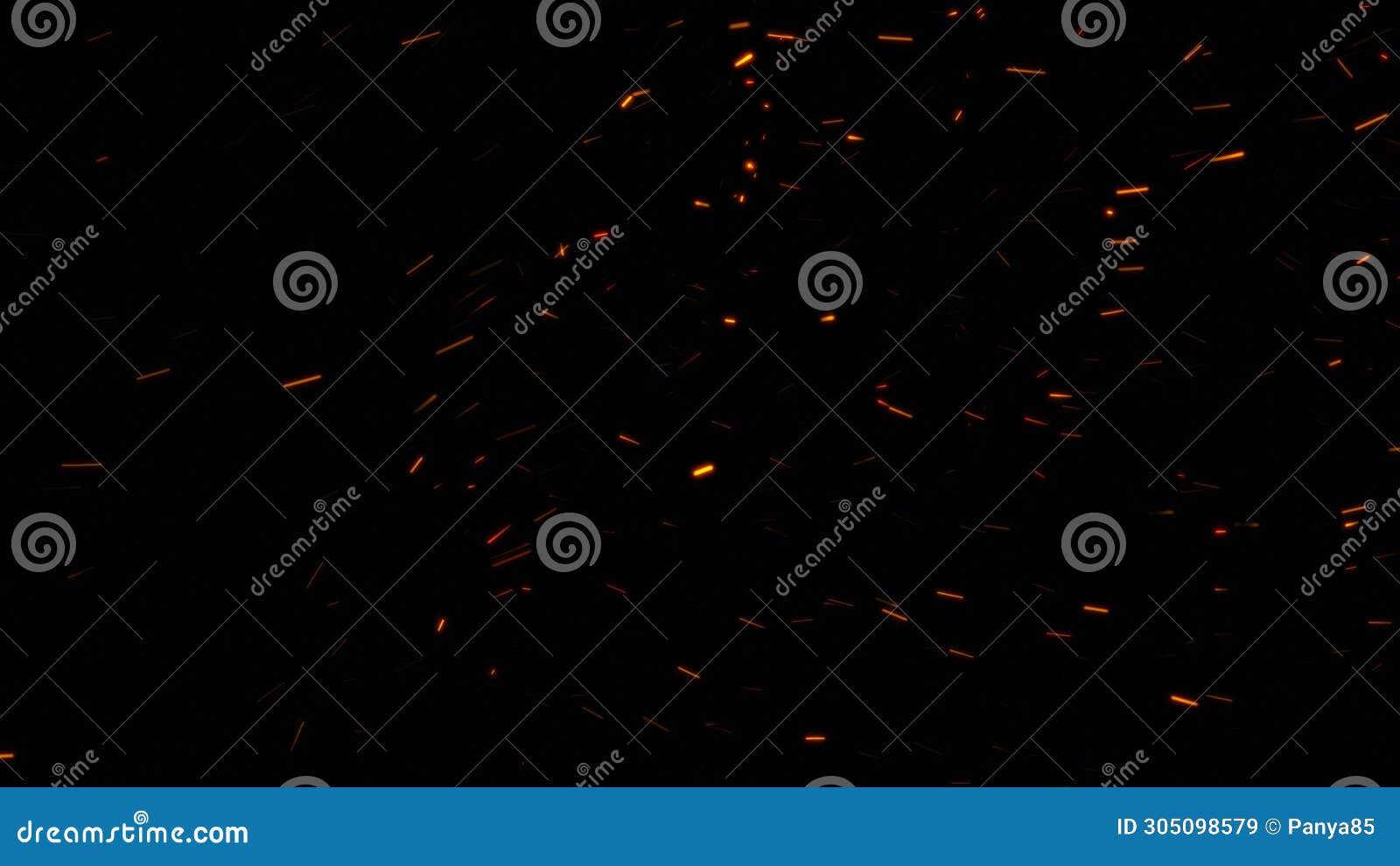 Burning Ash Background. Sparks Backdrop Stock Image - Image of firefly ...