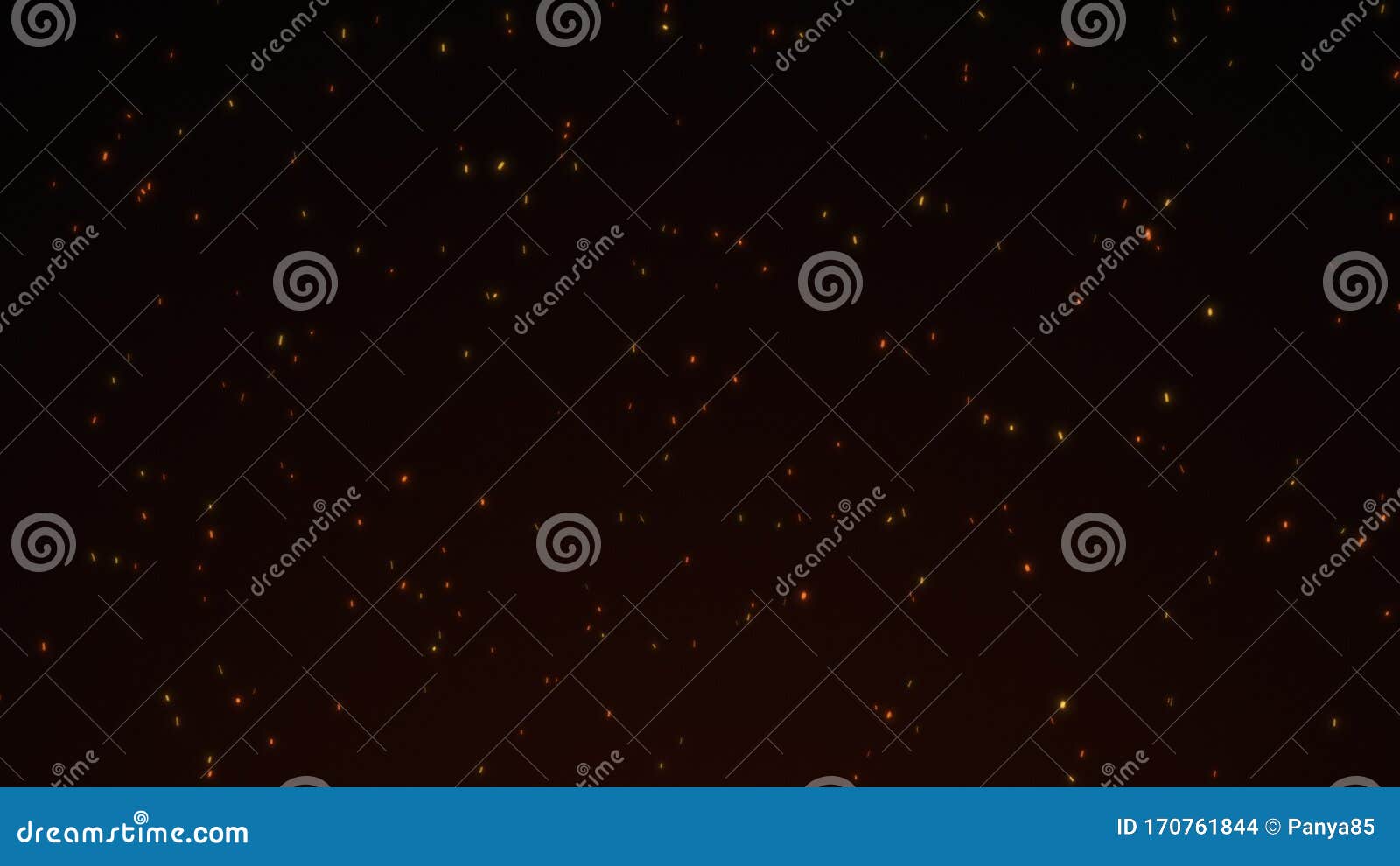 Burning Ash from Fire Background. Sparks Seamless Loop Backdrop Stock ...