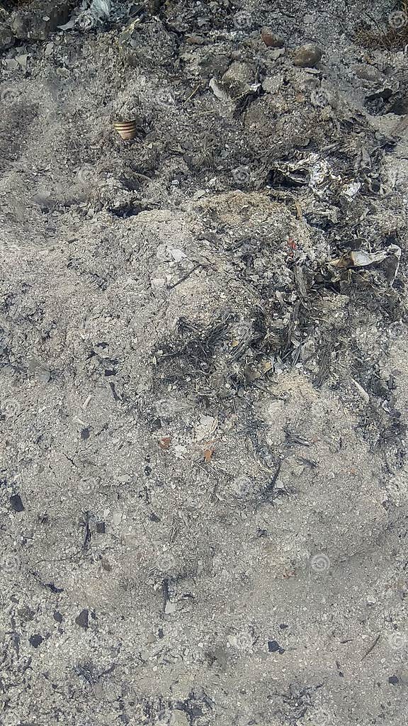 Burning ashes stock photo. Image of sidewalk, stonewall - 286203450