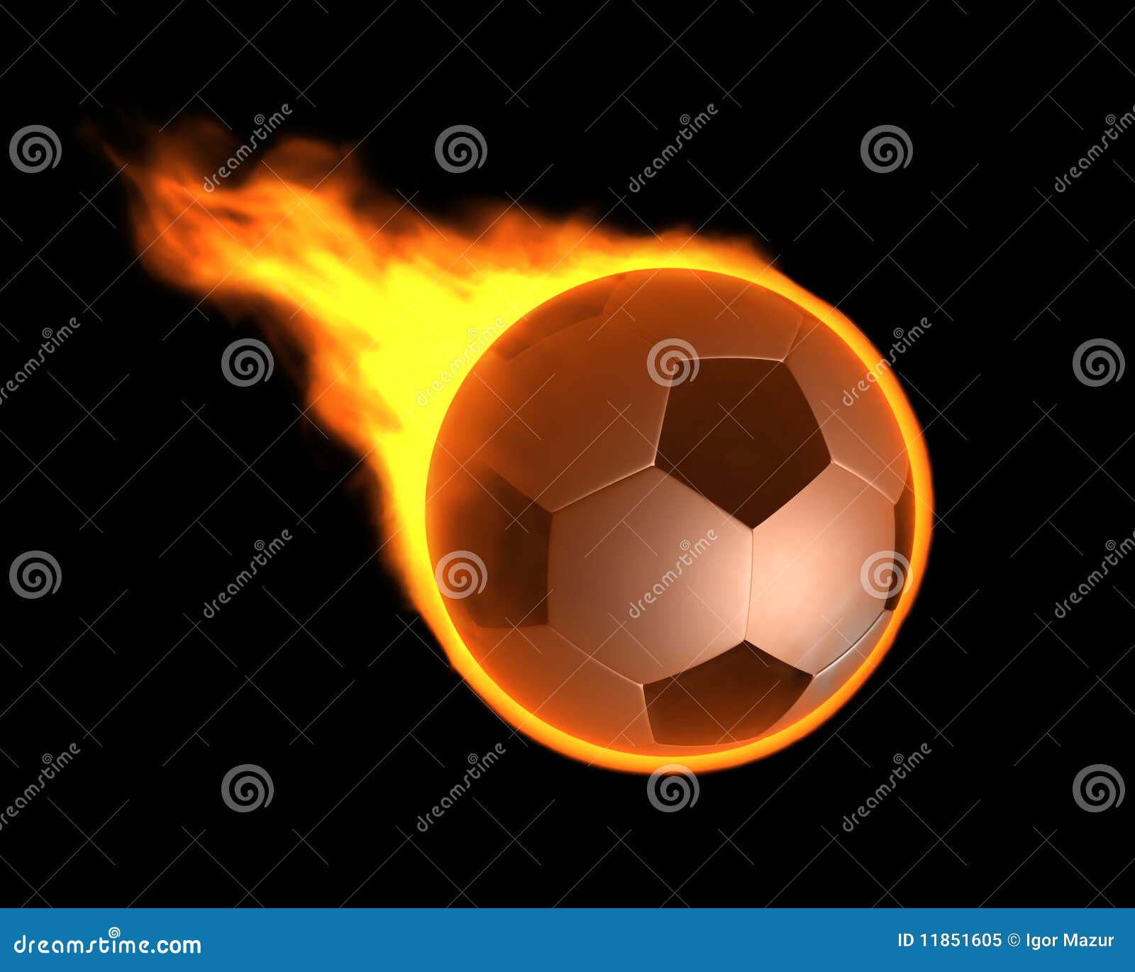 Burning Ball stock illustration. Illustration of play - 11851605