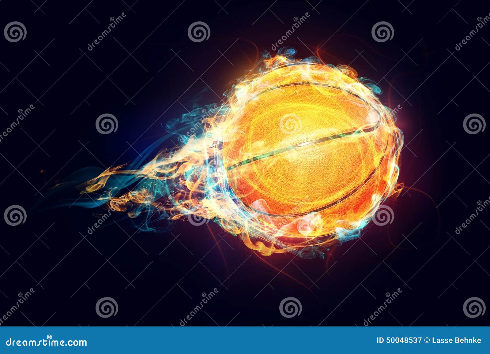 Burning Basketball stock image. Image of ball, college - 50048537