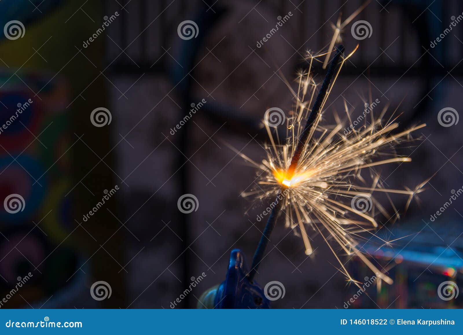 Burning Bengali Fire on New Year`s Eve Stock Photo - Image of celebrate ...