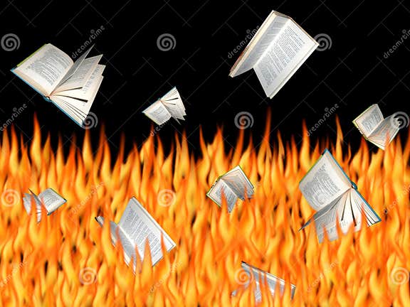 Burning Books stock photo. Image of dropping, books, falling - 1997486