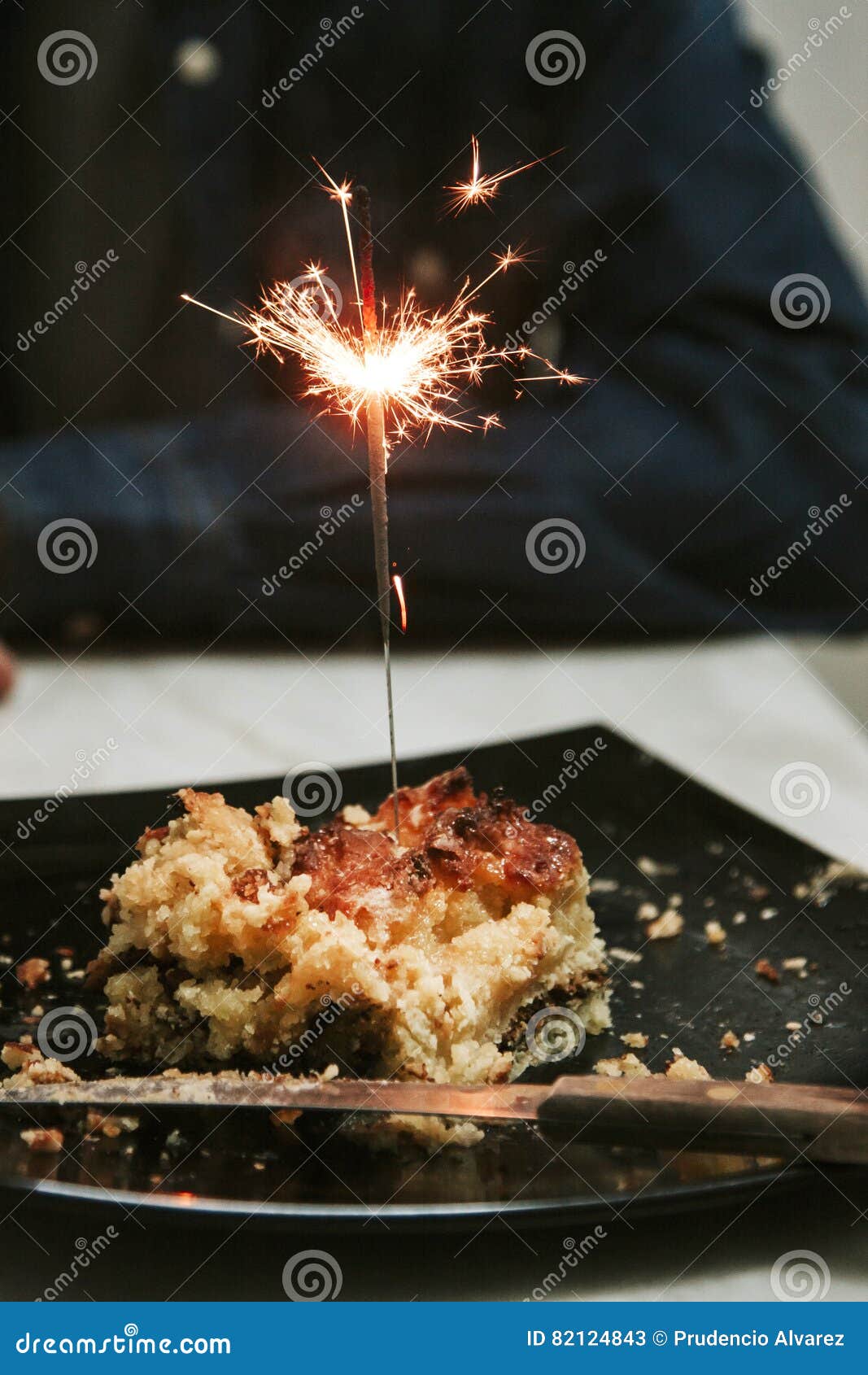 Burning in the cake stock image. Image of colorful, cupcake - 82124843