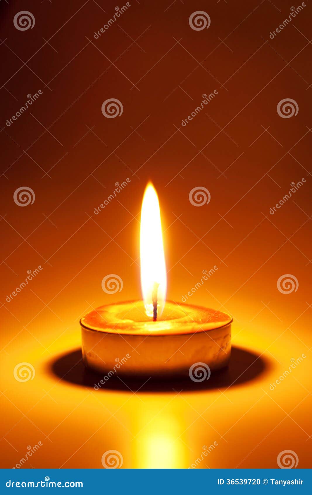 Burning candle stock photo. Image of illuminated, candlelight - 36539720